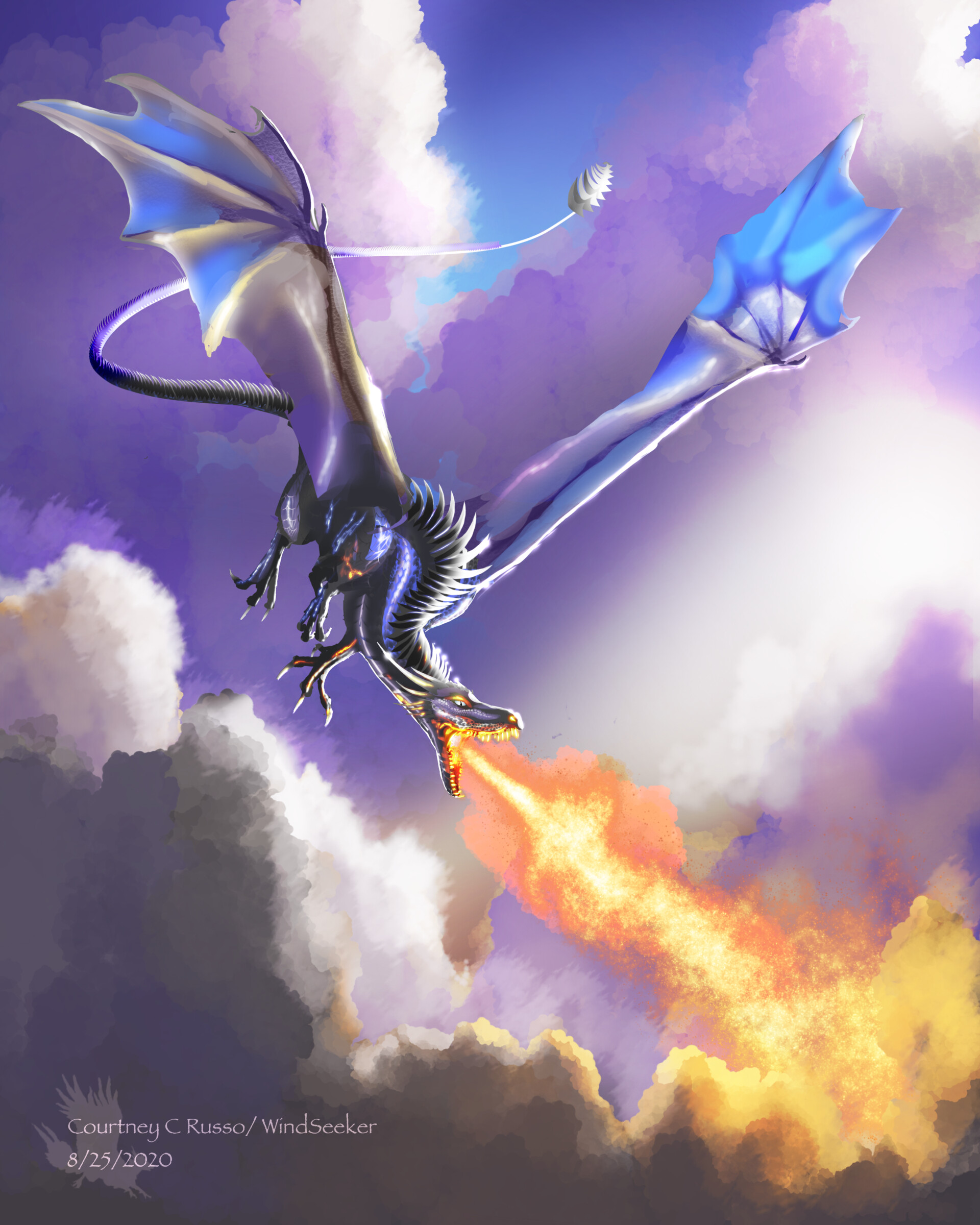 ArtStation - Fire Breath - Smaugust Day 25