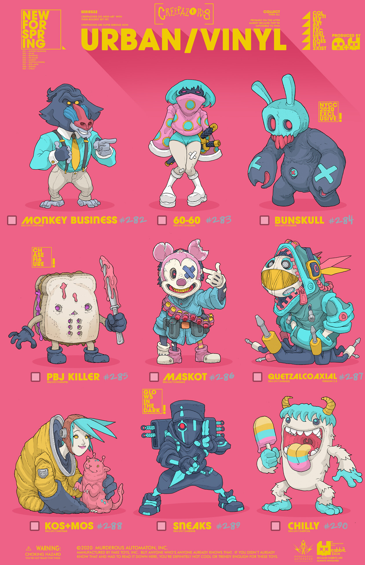 ArtStation - Creepazoids: URBAN/VINYL