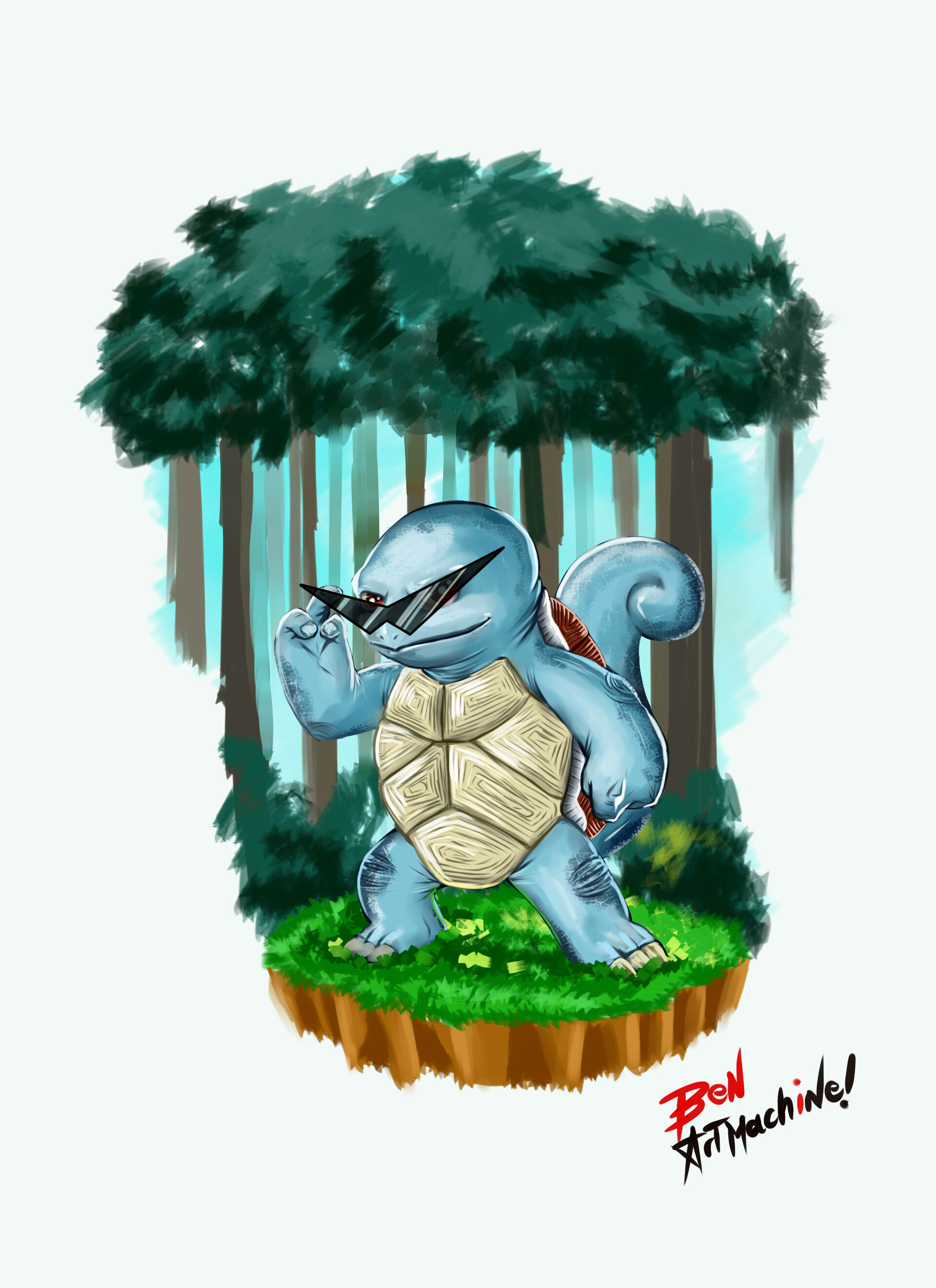 ArtStation - Pokemon Squirtle