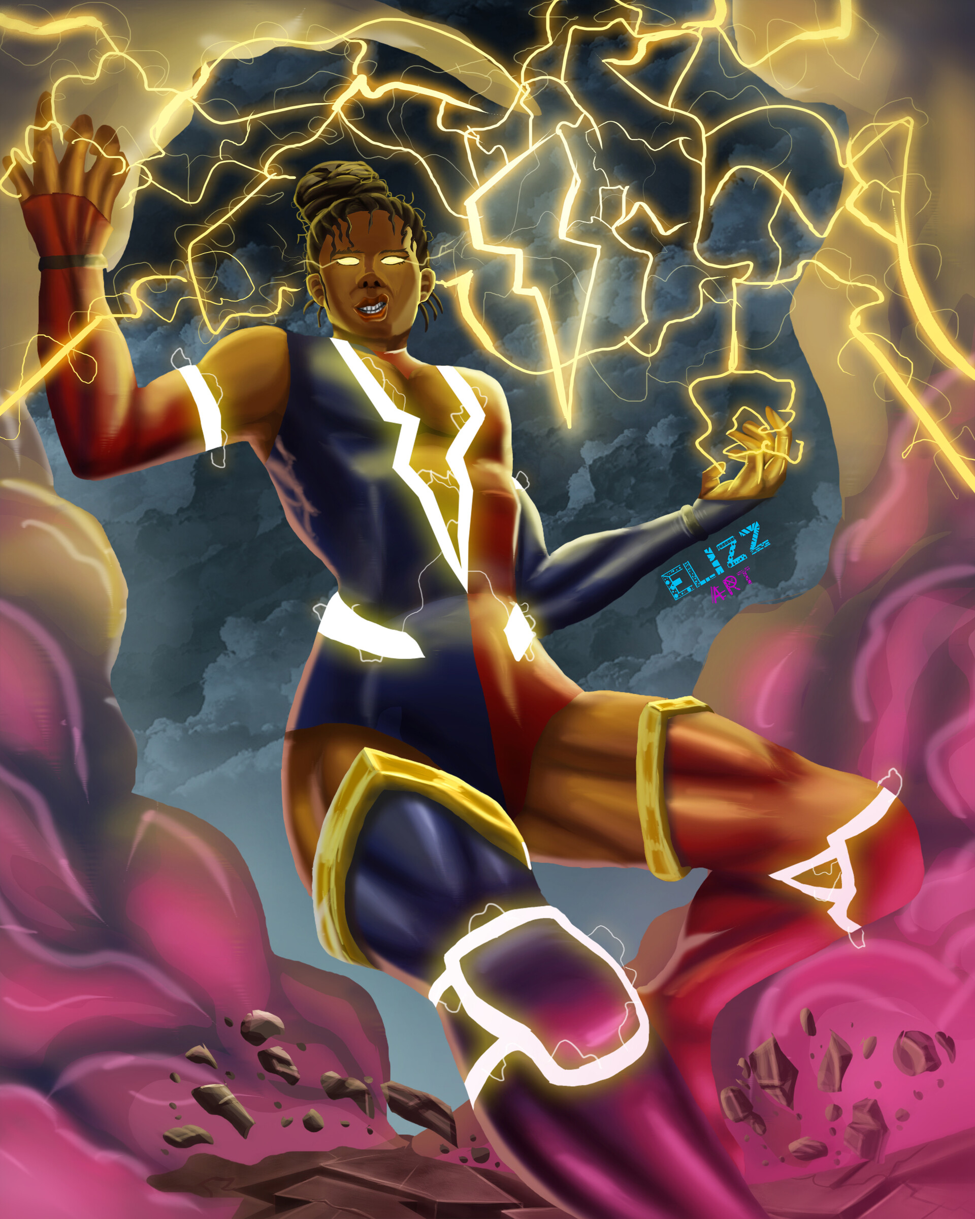 ArtStation - Mega woman fan art