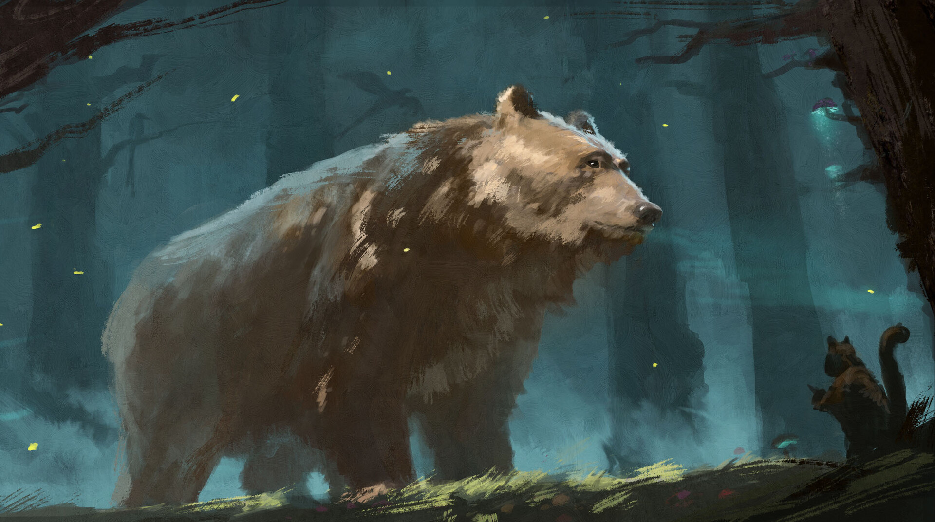 ArtStation - Guardian of the forest - Bear