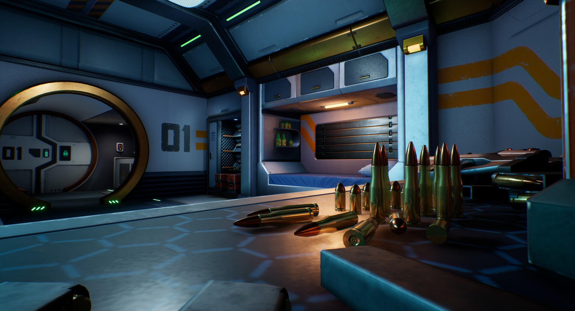 ArtStation - Living Space in Space