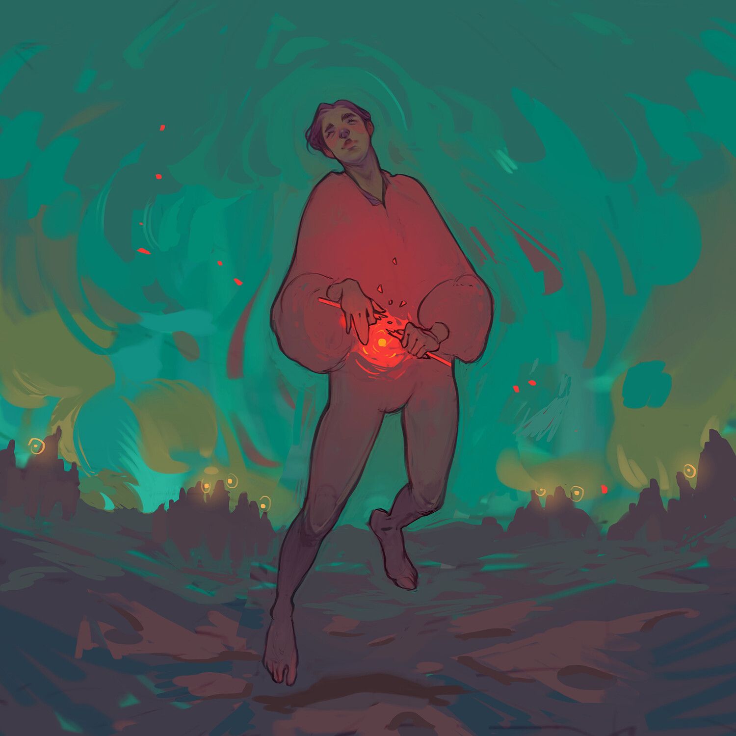 ArtStation - Within me (single cover)