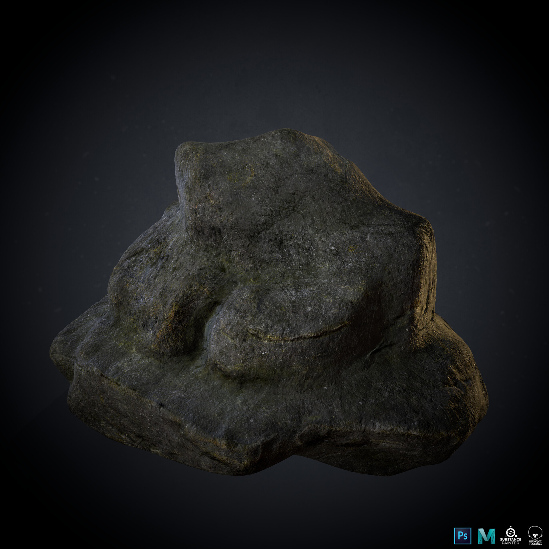 ArtStation - Mossy Rock