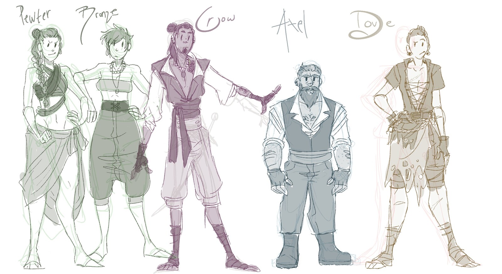 Kaden Collins - Concept Art - The Crew of the Mirage