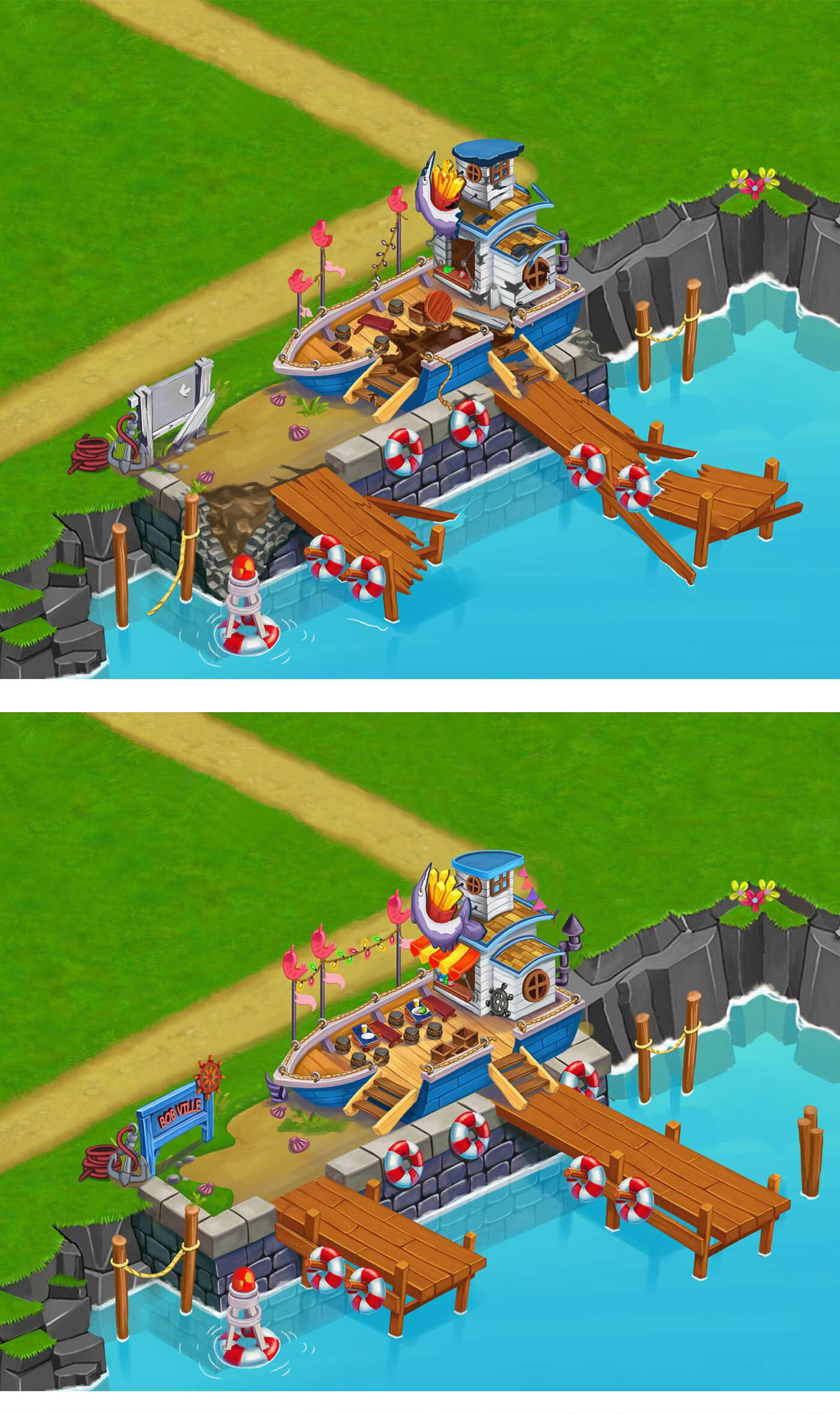 ArtStation - idle farming game art