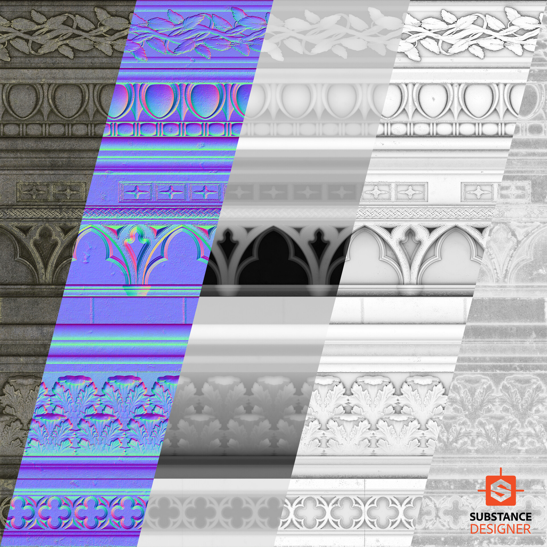 Mike Means - Ornamental Stone Trim Sheet