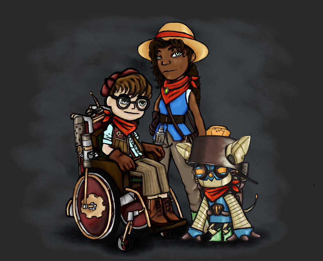 ArtStation - Ben and Buzz - Game Characters Concepts