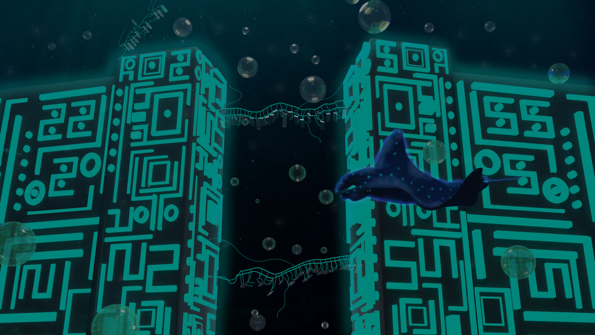 ArtStation - Vertical underwater maze