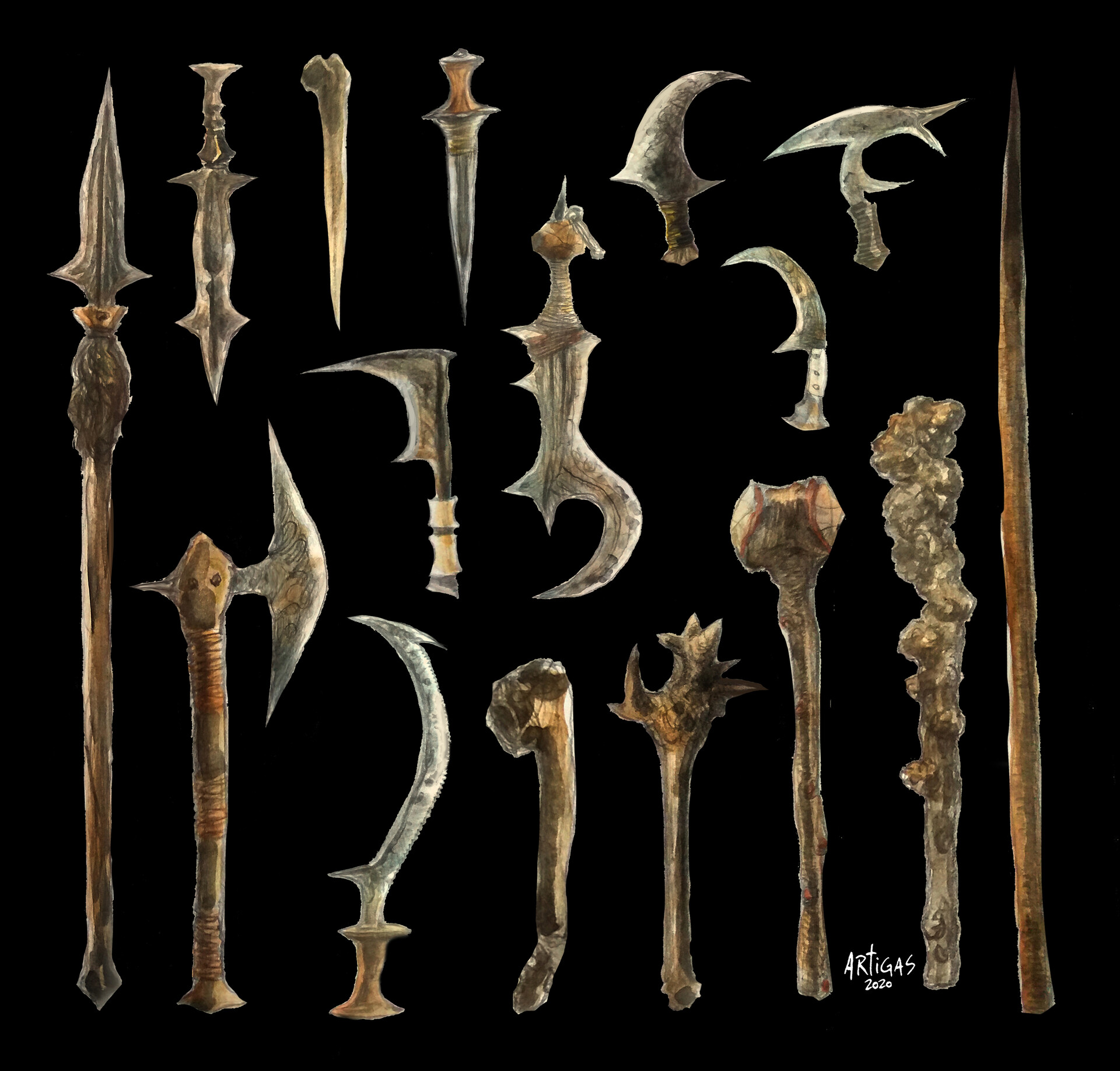Skyrim Orcish Weapons