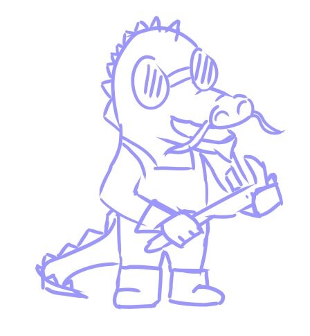 ArtStation - Lizardfolk Sketch