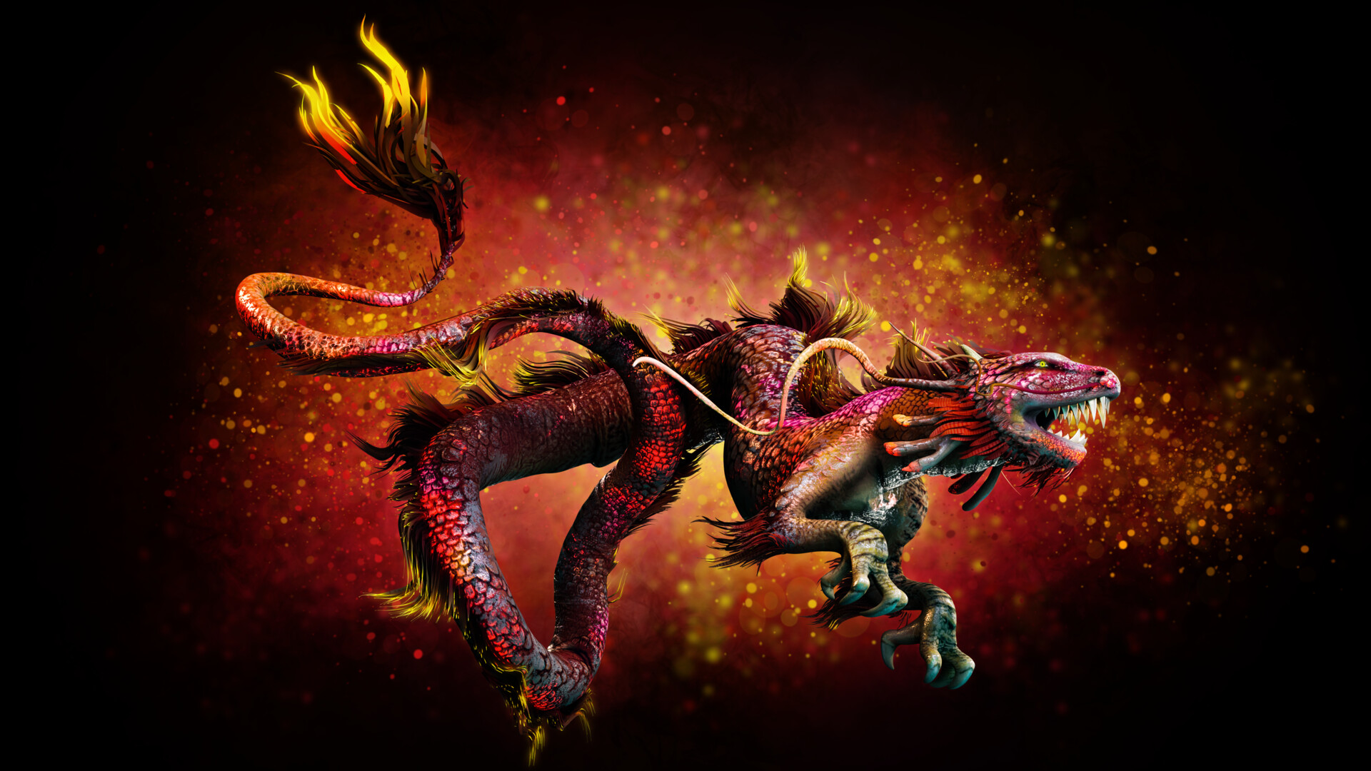 ArtStation - Neon Dragon