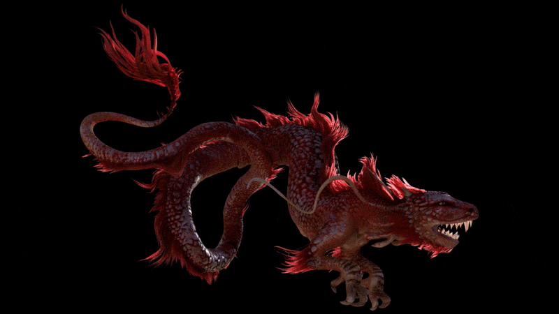 neon dragon backgrounds