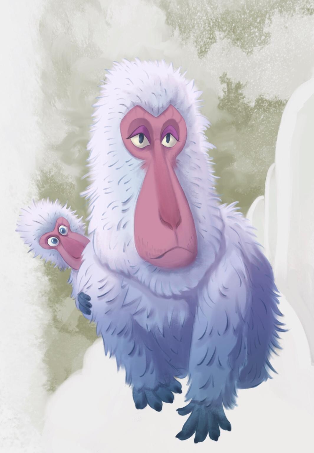 ArtStation - Japanese Macaques