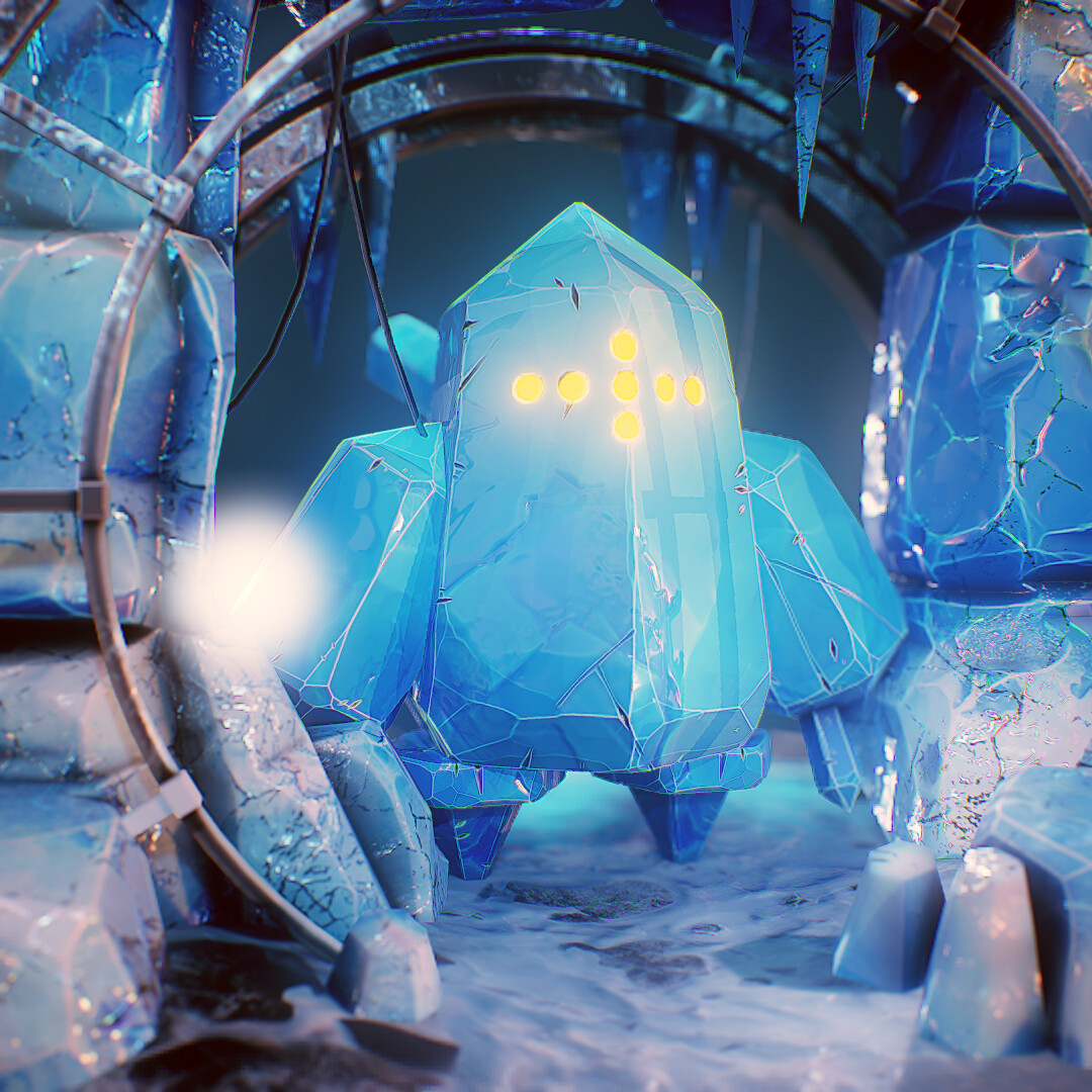 Andy FPS - Regice (3D Fanart)