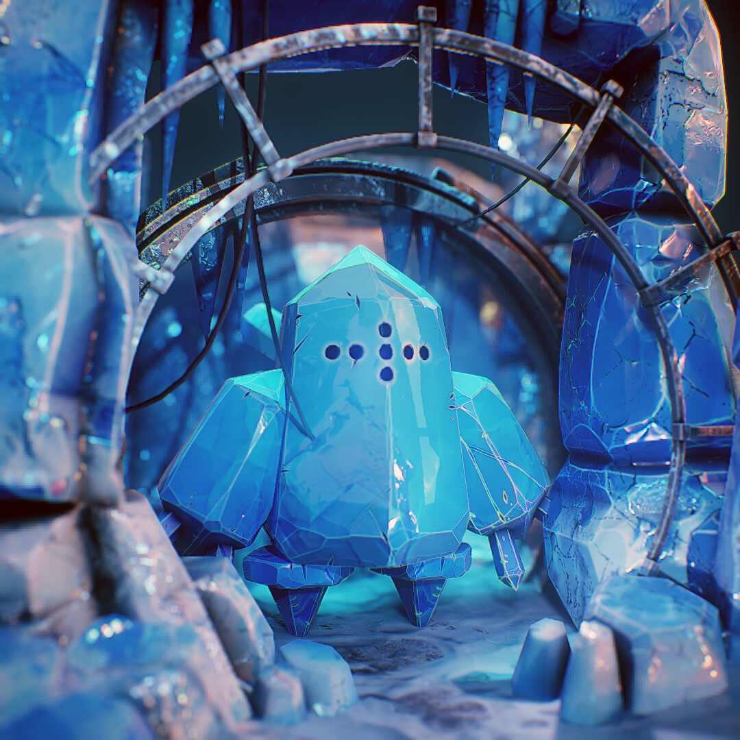 Andy FPS - Regice (3D Fanart)