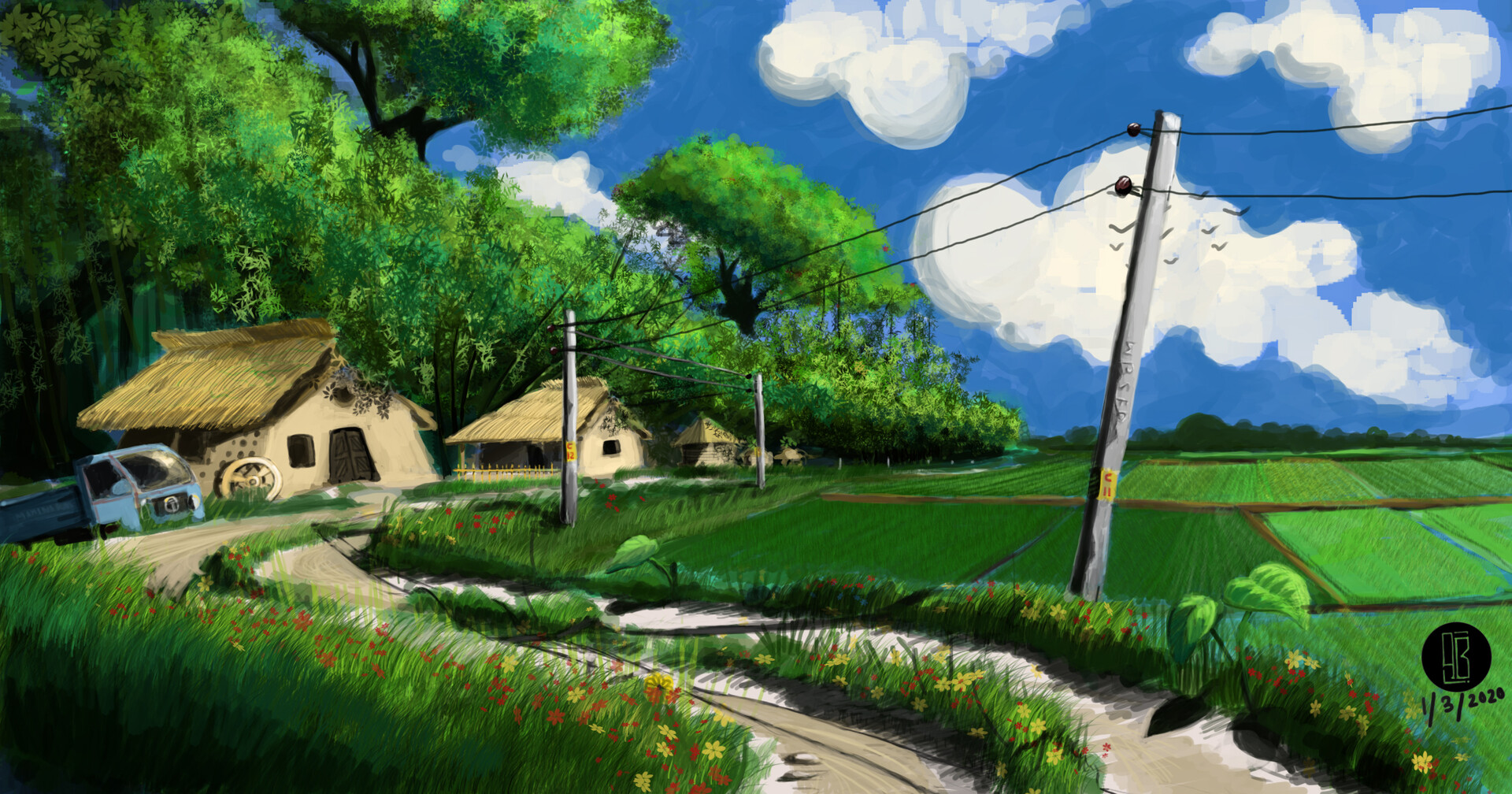 ArtStation - Rural Pathway