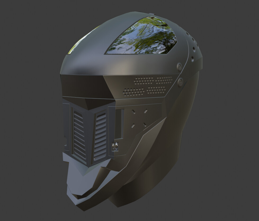 ArtStation - the simple head mecha