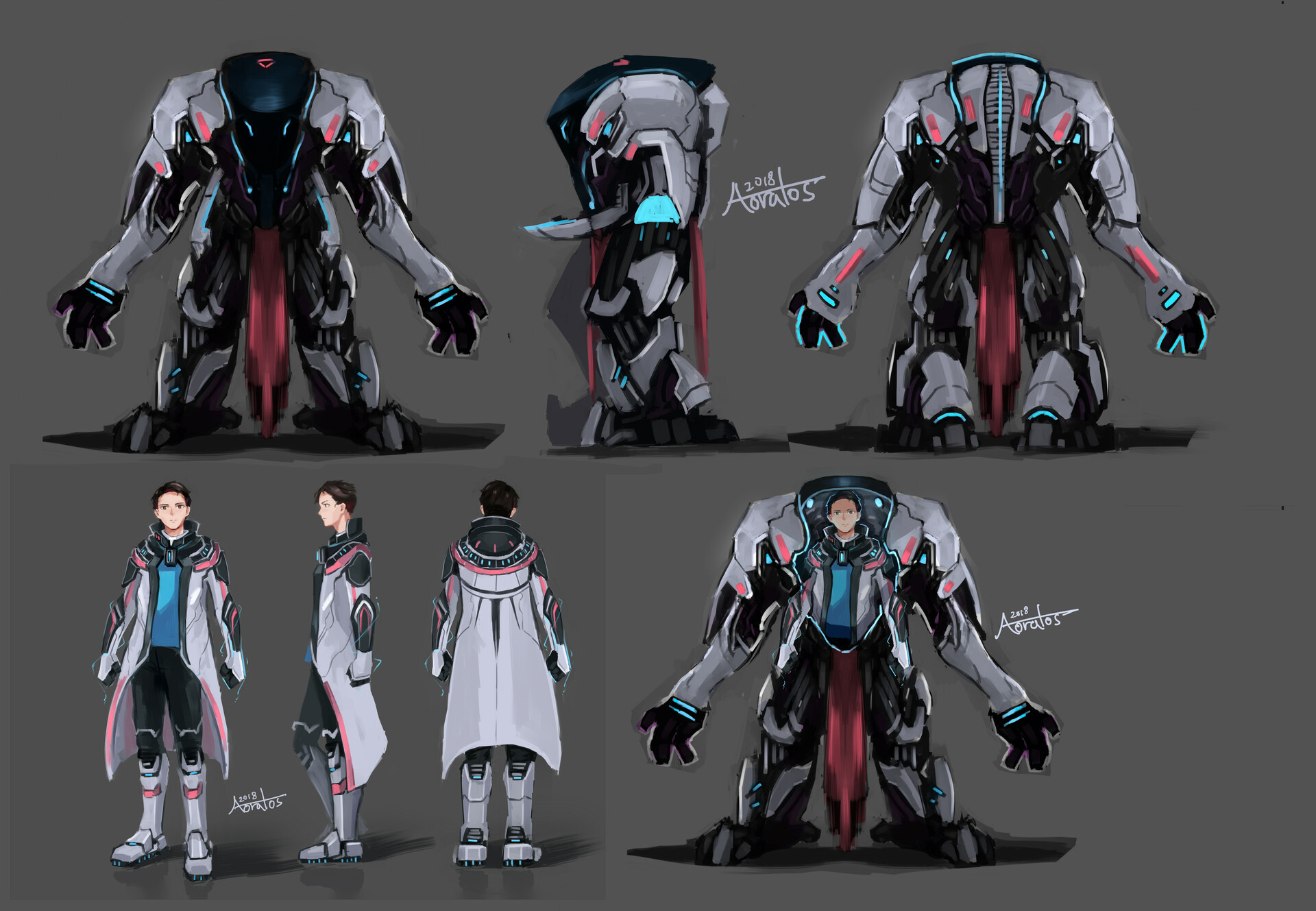 ArtStation - Mech pilot