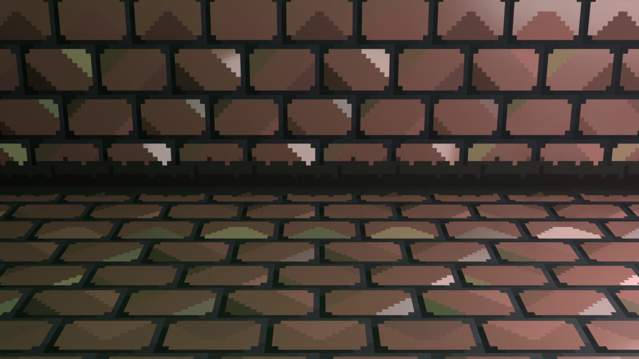 ArtStation - A 3D Pixel Graphic Wall