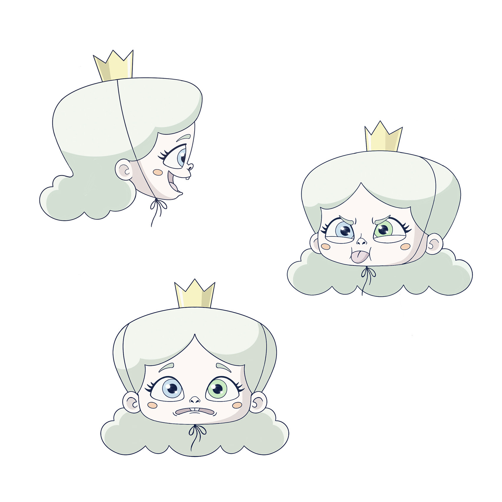 ArtStation - Princess Facial Expressions