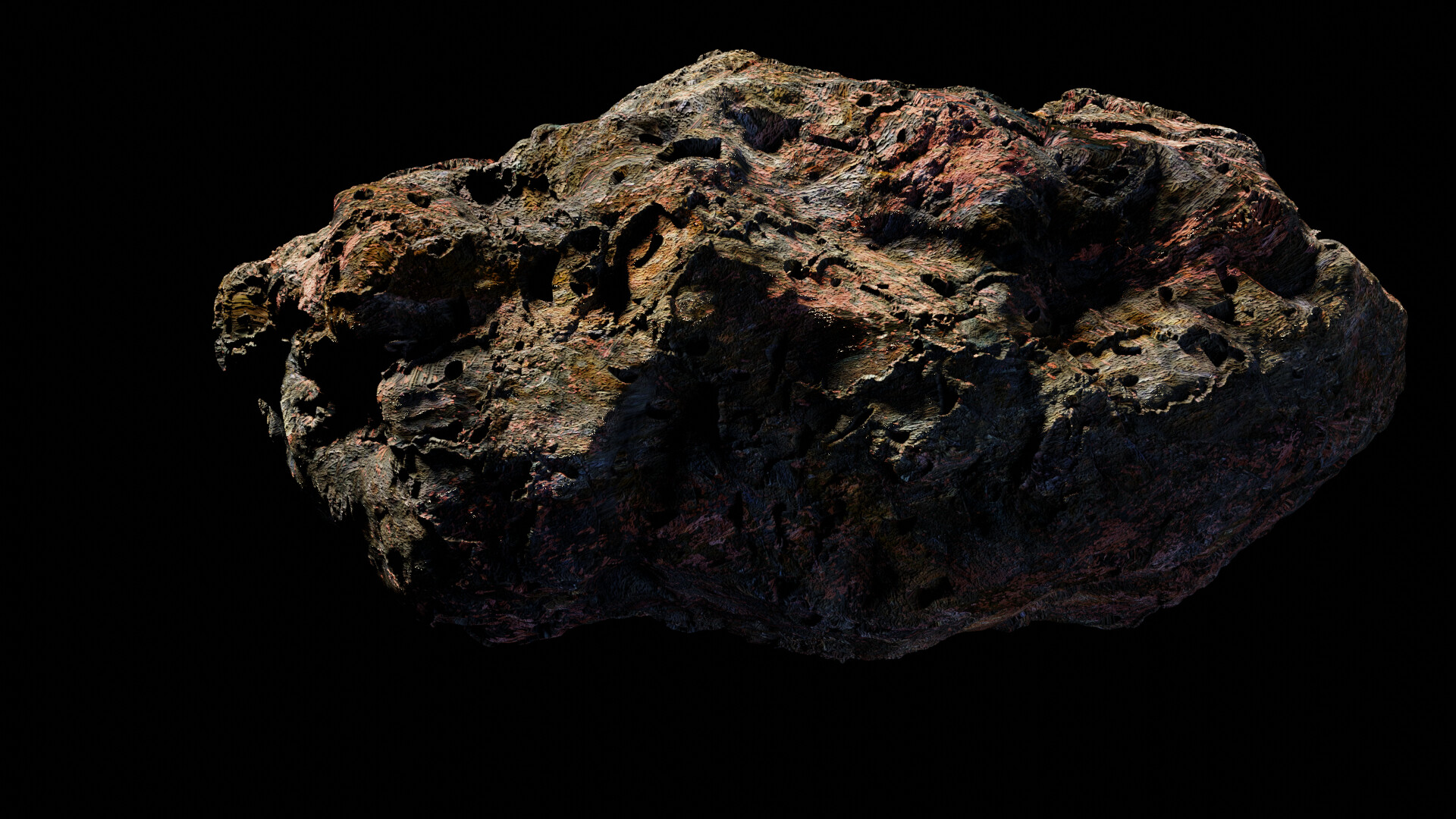 ArtStation - High poly asteroid