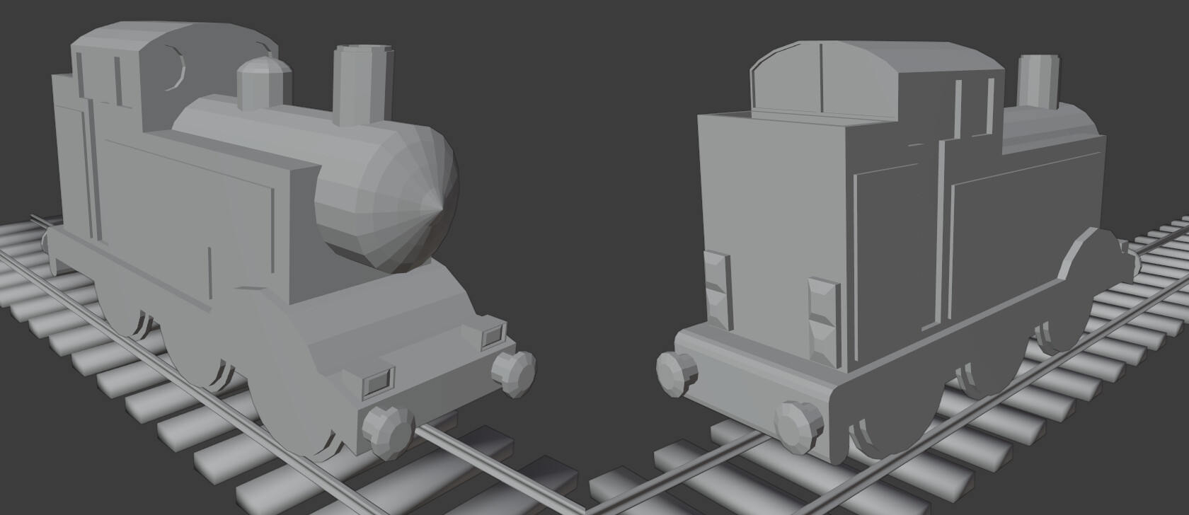 ArtStation - Small Steam Train