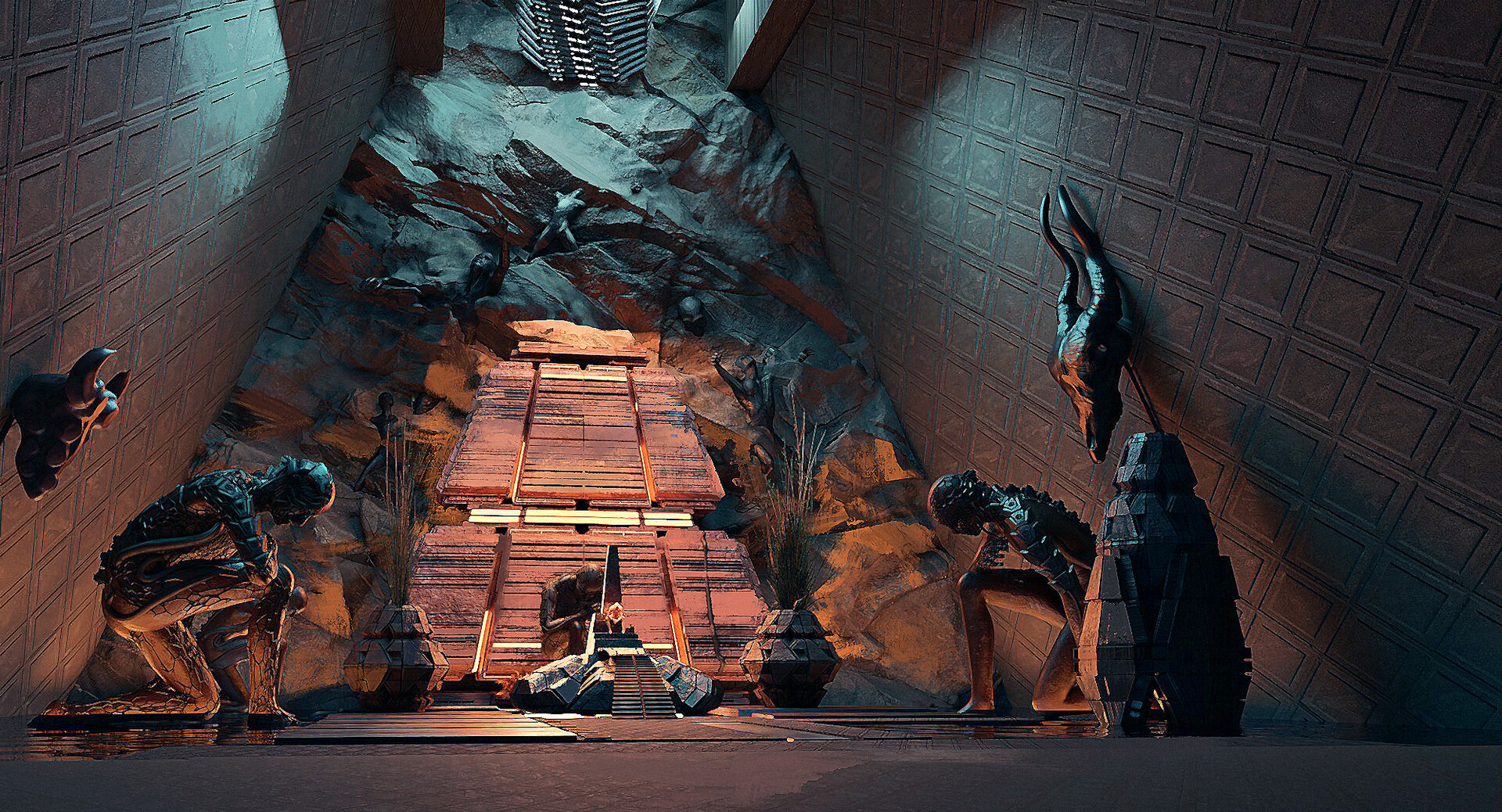 ArtStation - THRONE ROOM