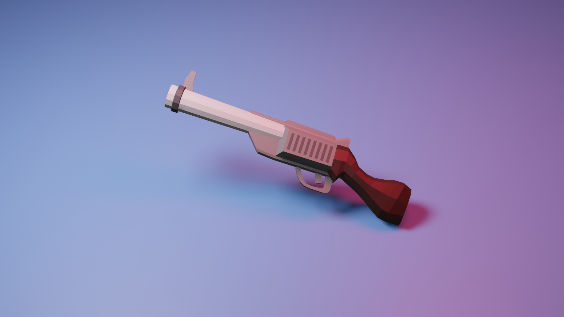 ArtStation - Low Poly Gun