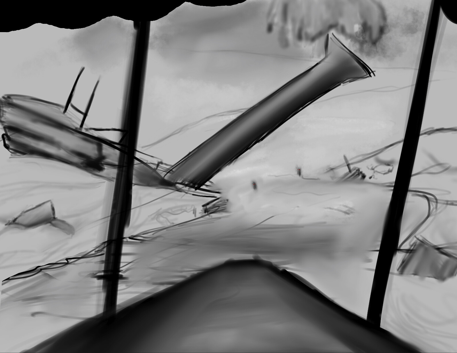 ArtStation - Boat Crash Ride Concept