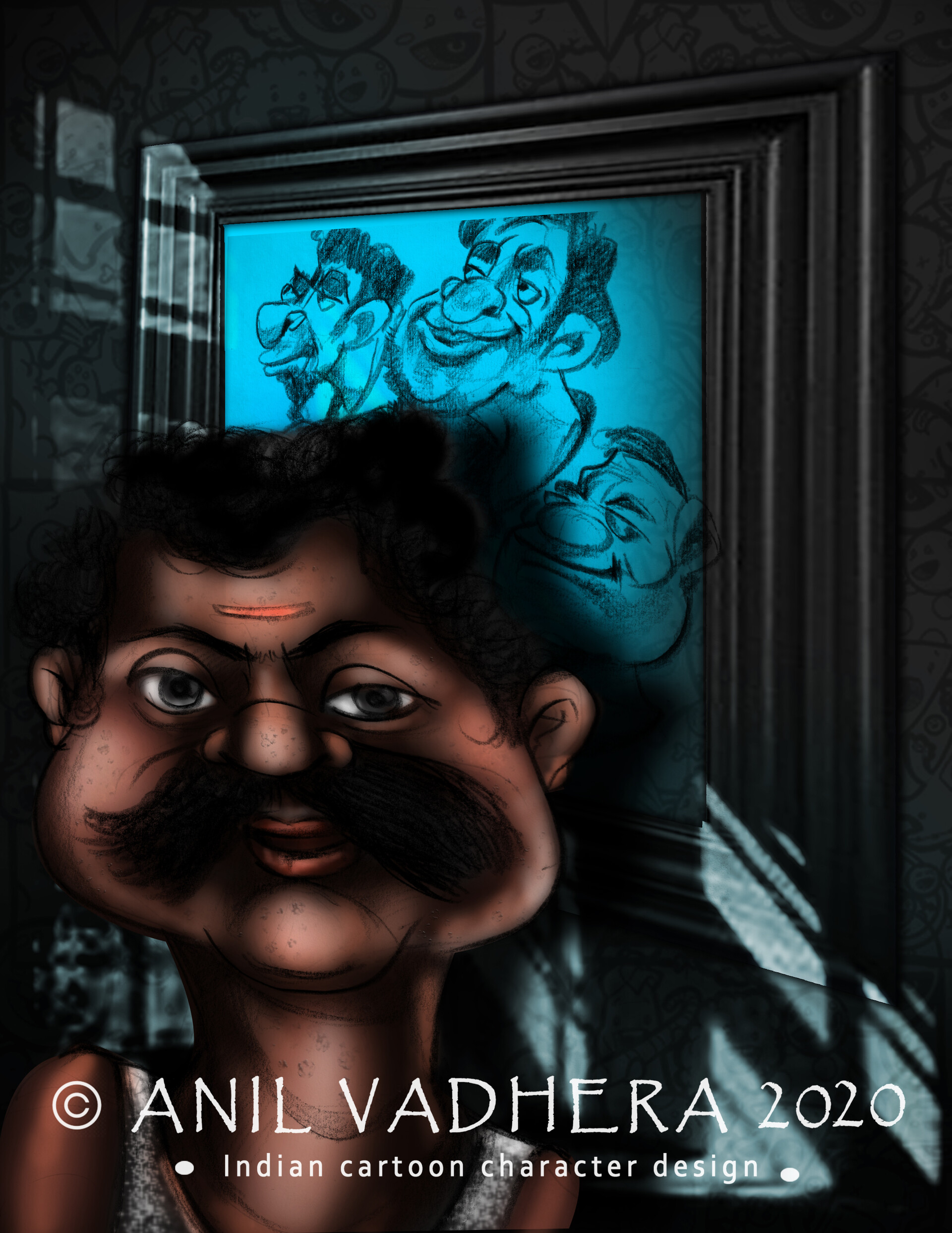 ArtStation - Indian Cartoon Character- by Anil Vadhera