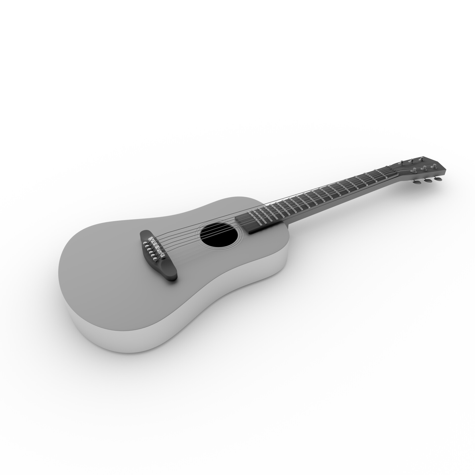 ArtStation - 3D Guitar