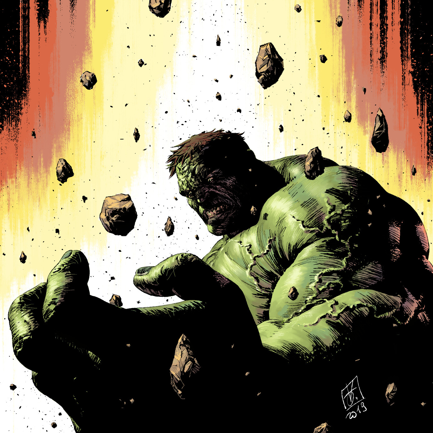 ArtStation - Hulk Rage