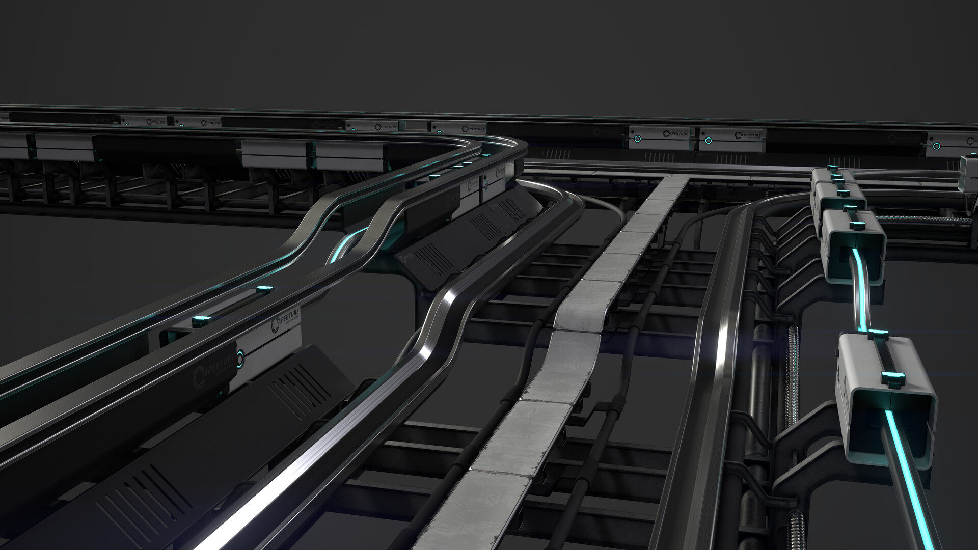 ArtStation - Aperture Rail Transit System