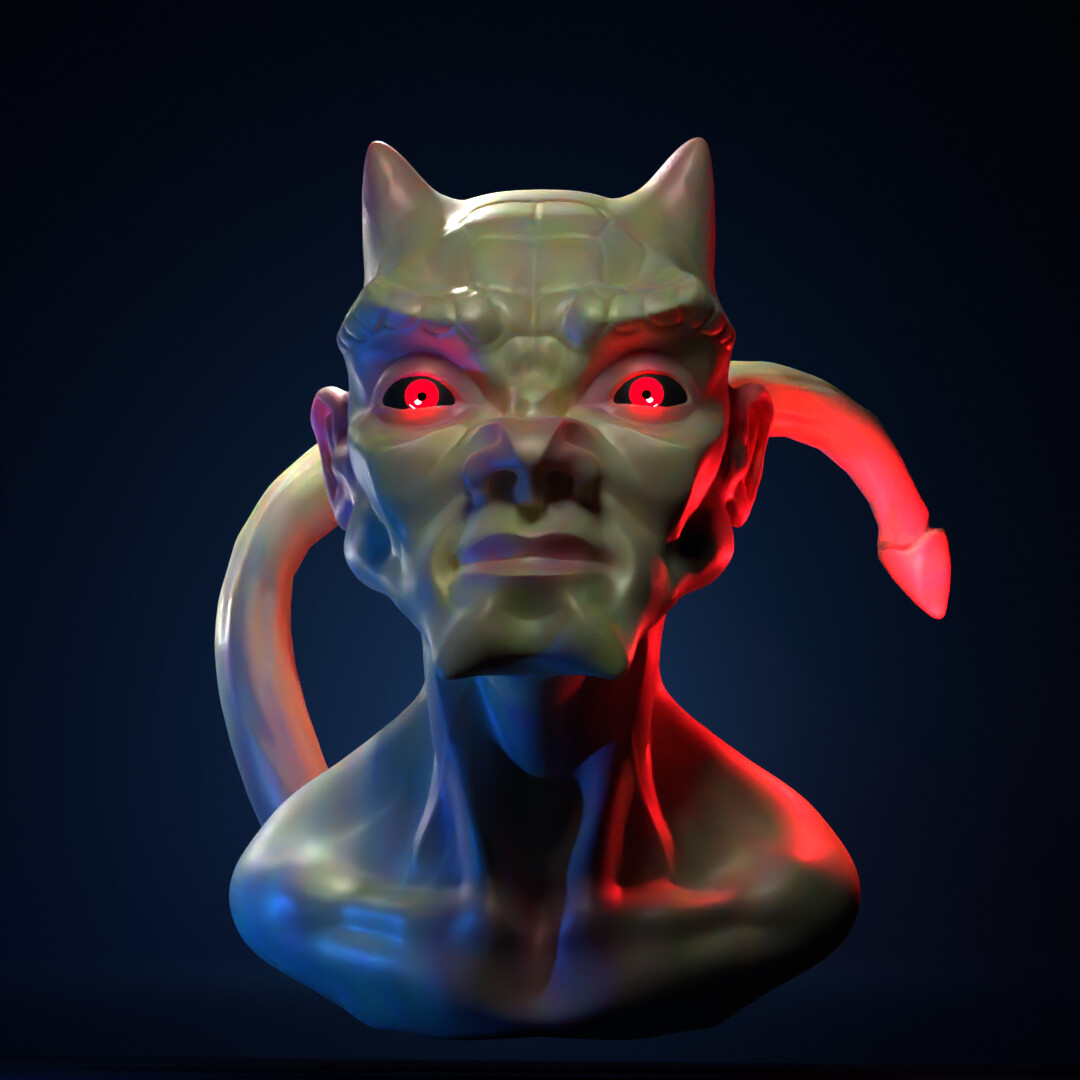 ArtStation - El Diablo Blender 3D