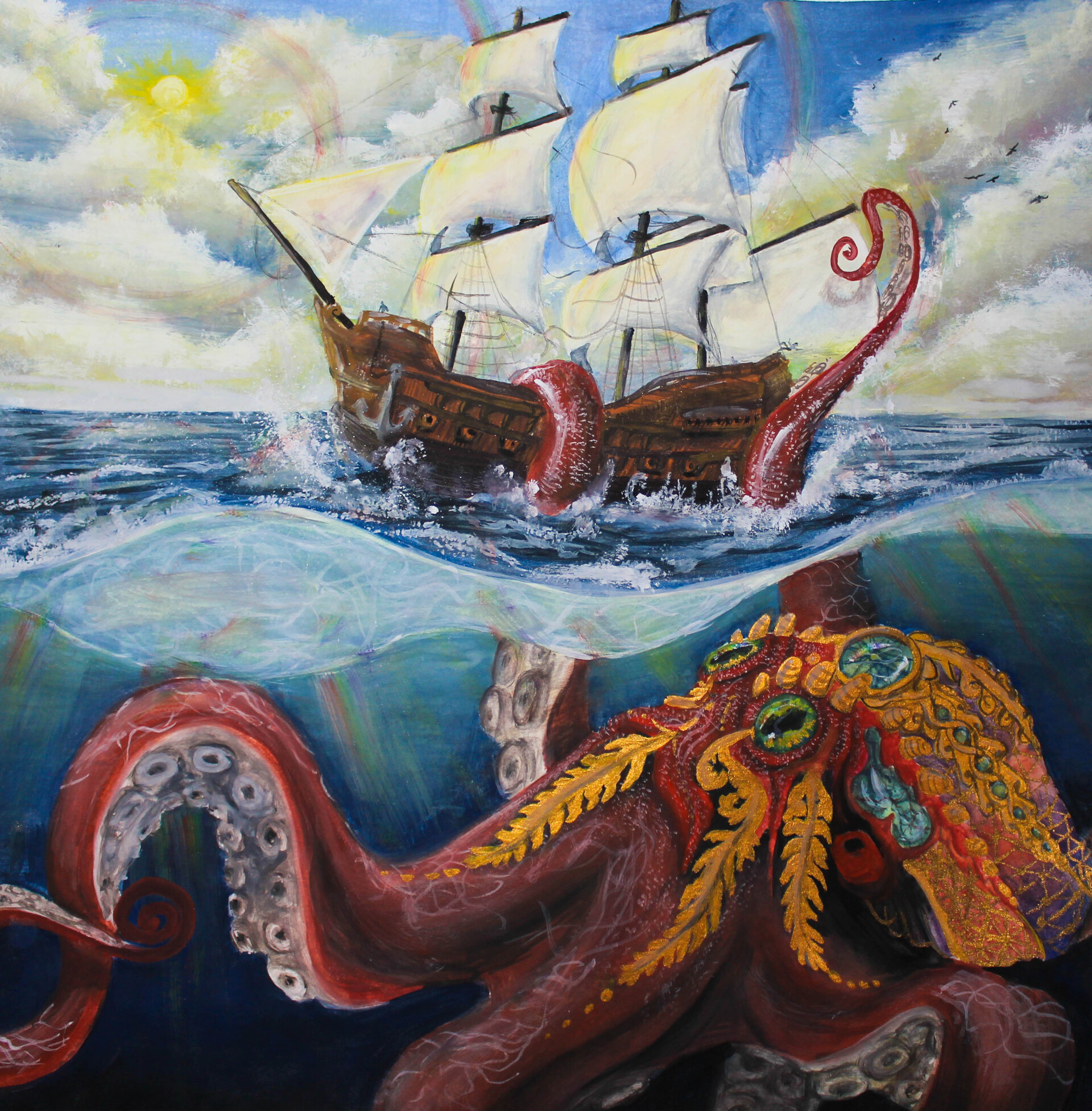 Guardian of the Seas by Ola B : r/ImaginaryLeviathans