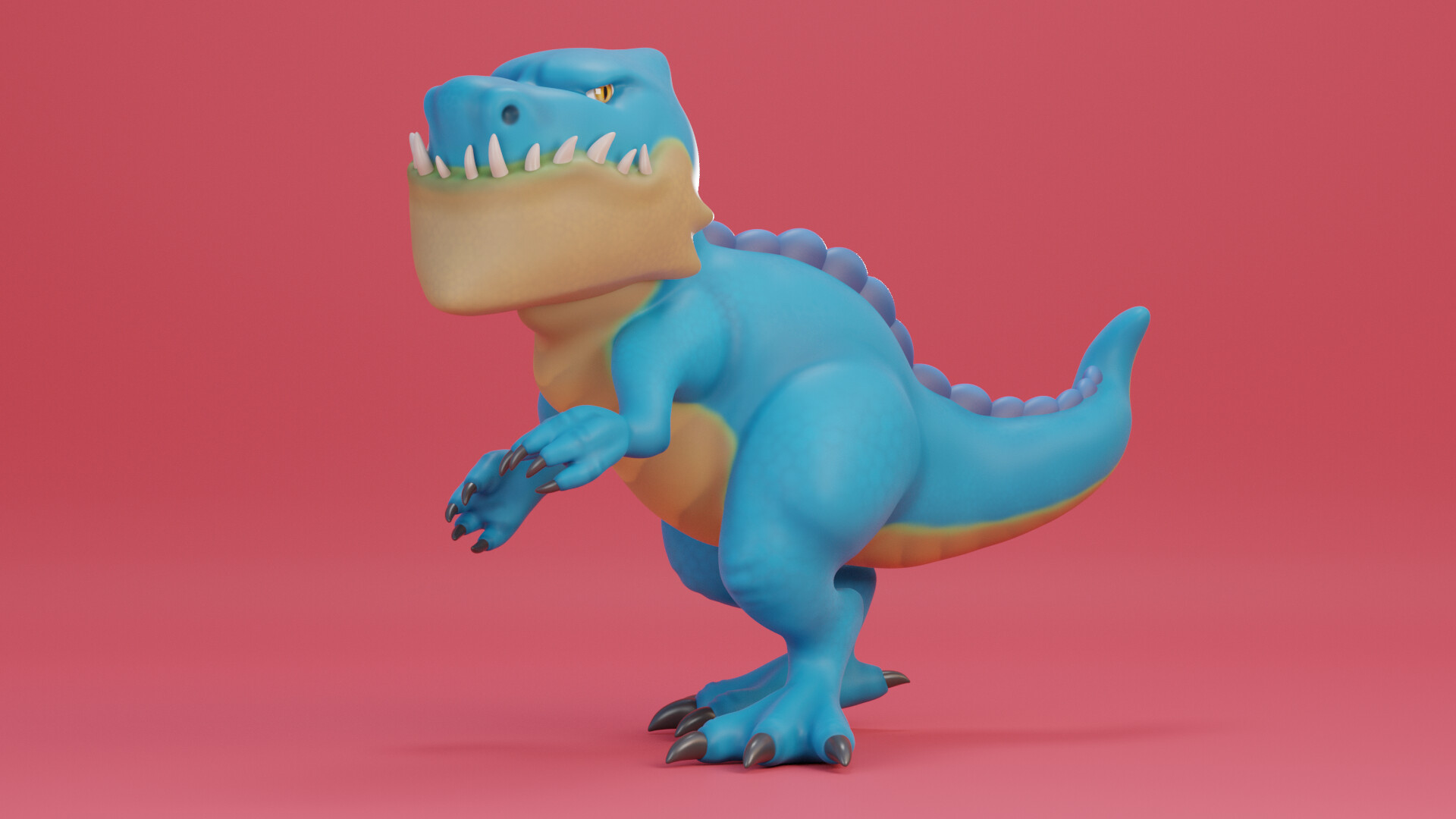 ArtStation - Stylized dinosaur