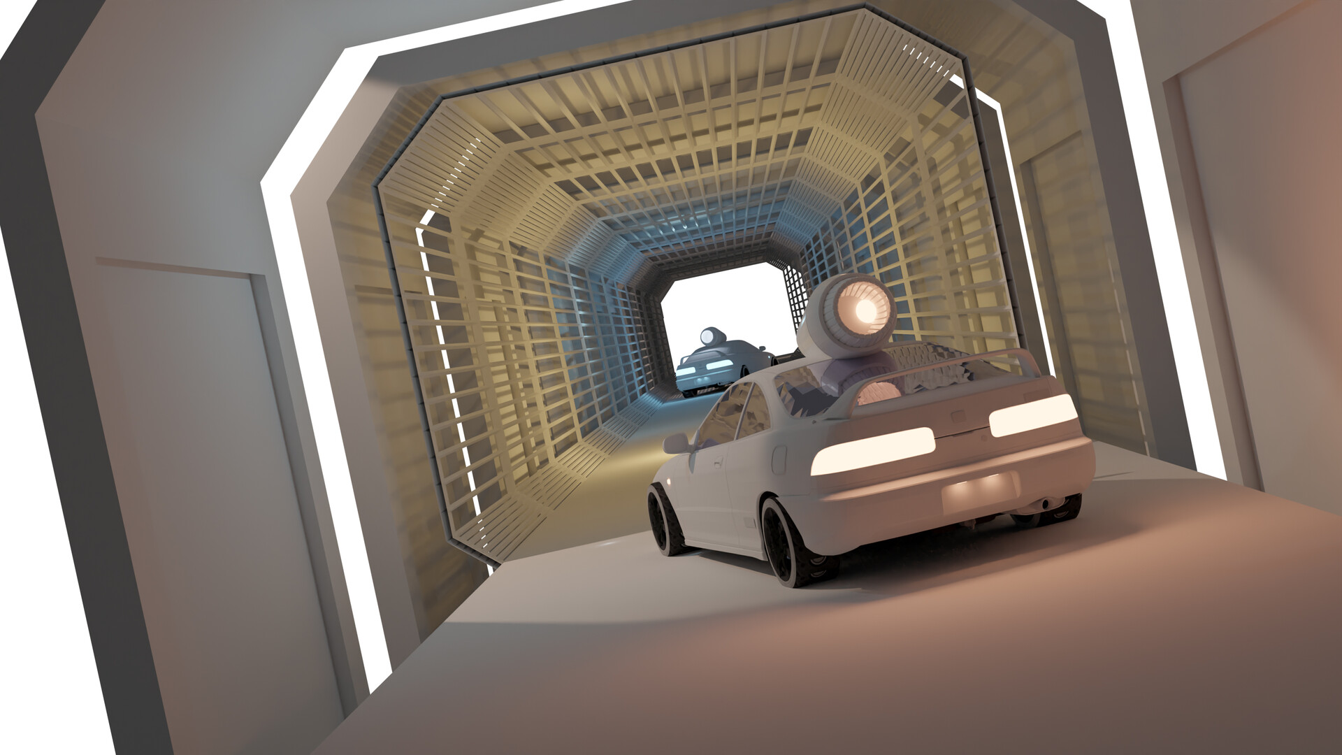 Emmanuel Nguyen - Racing Car Concept Scene Inspired by "Ready Player One"