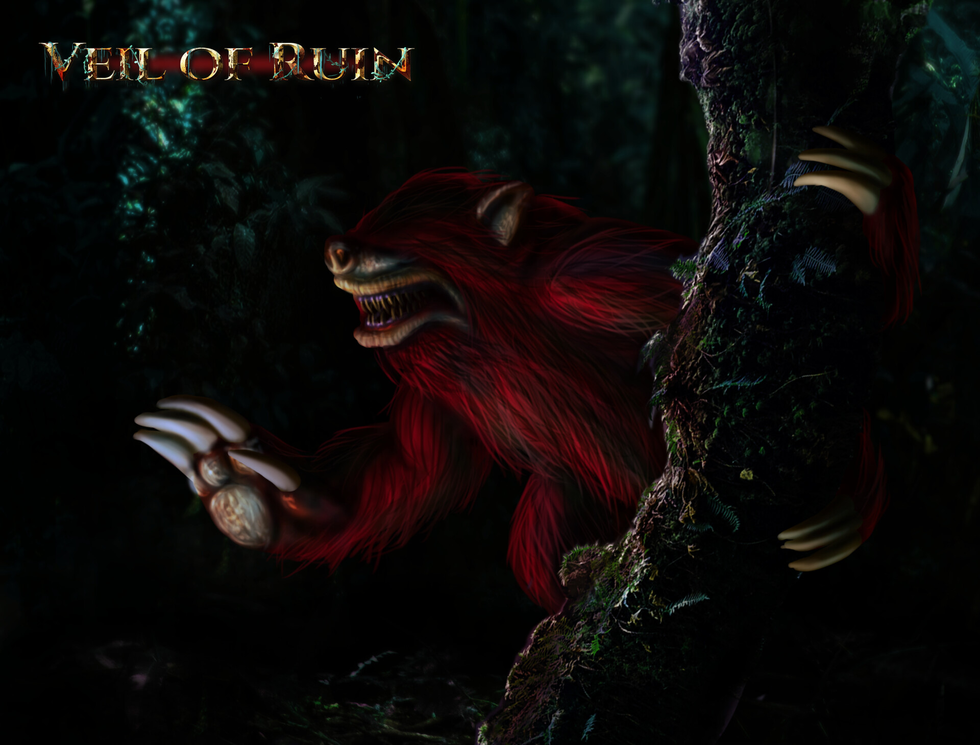 ArtStation - Corrupted Sloth Bear