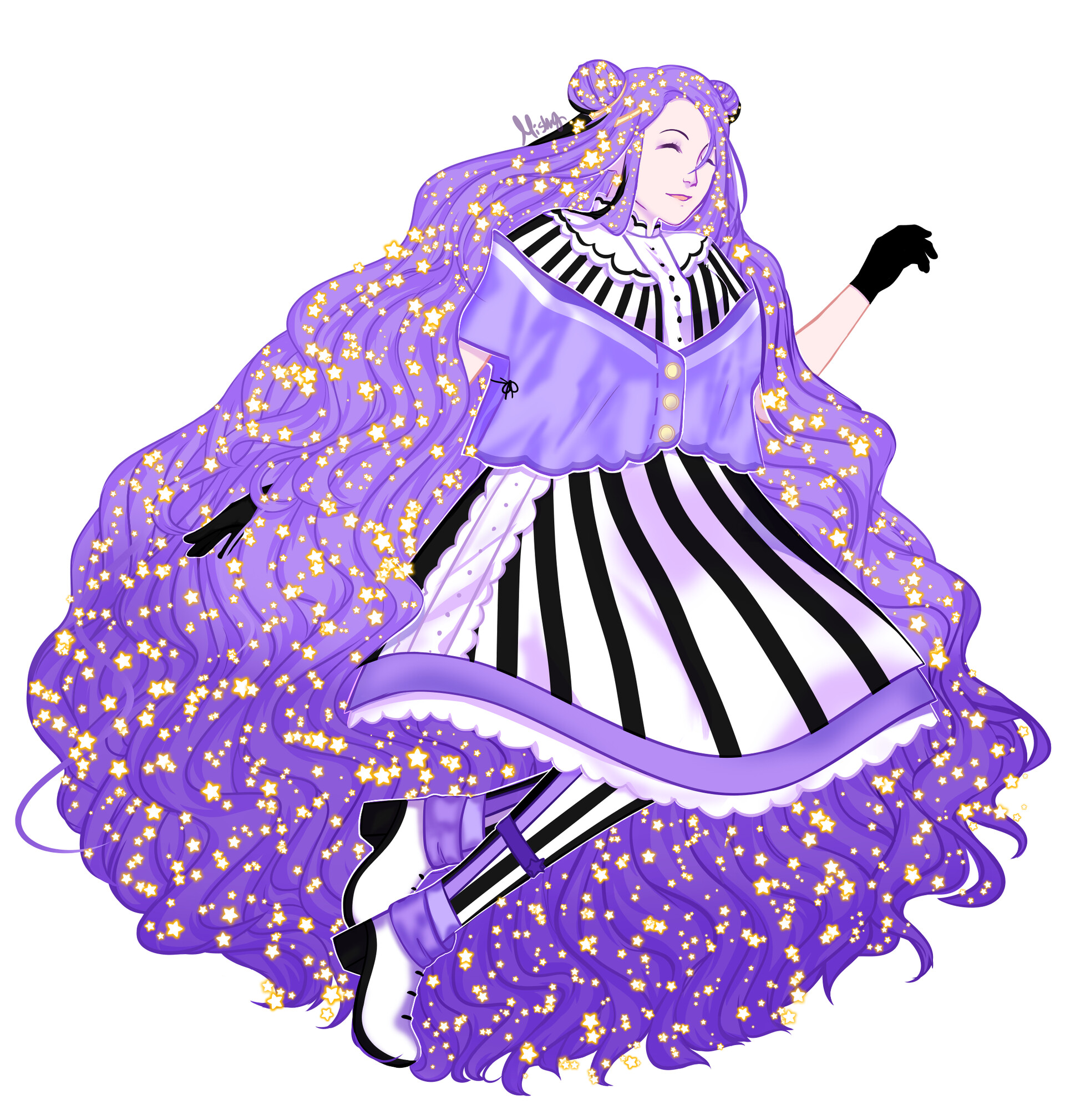 ArtStation - Star girl design