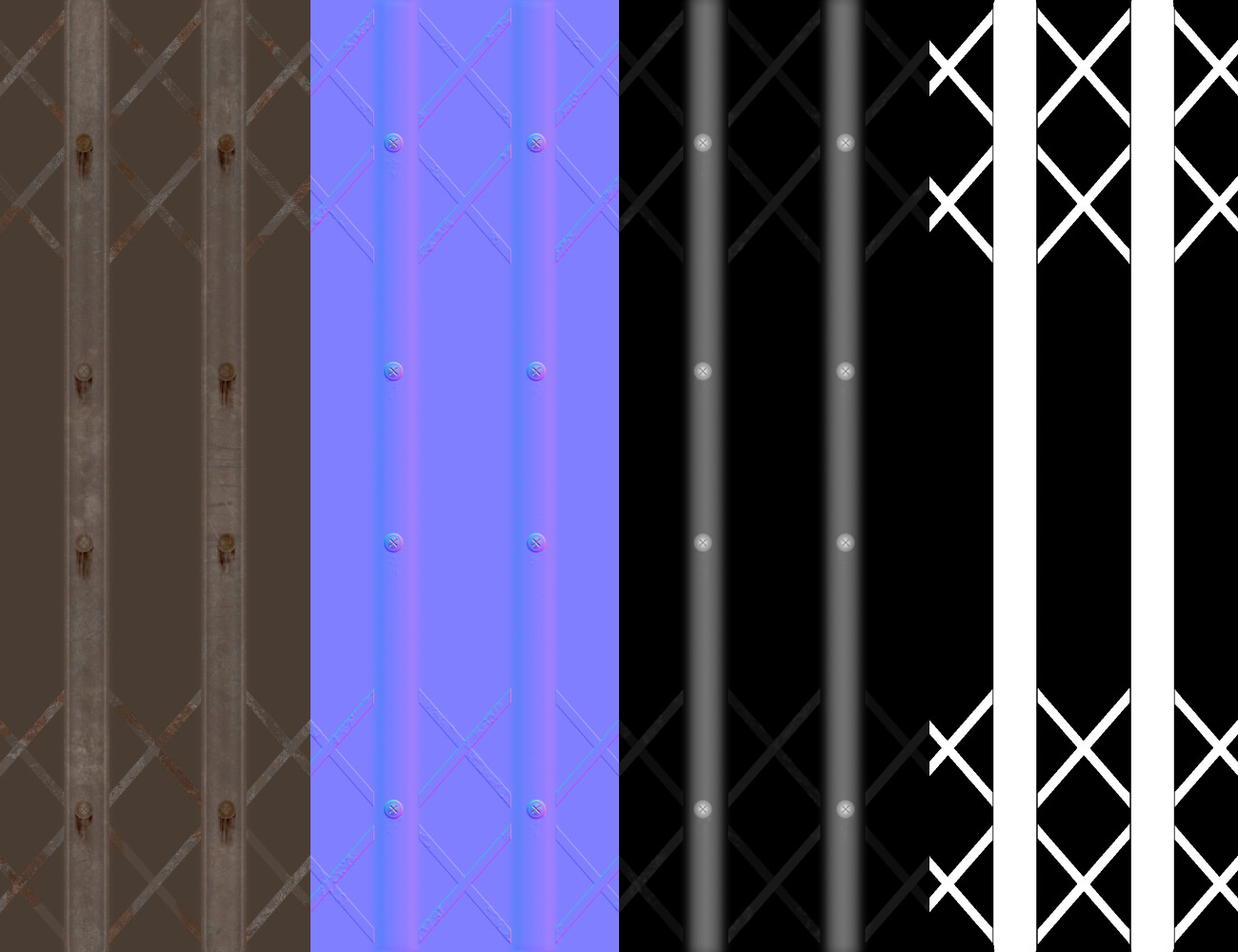 Yssa Mitra - Metal Folding Gate - Substance Designer