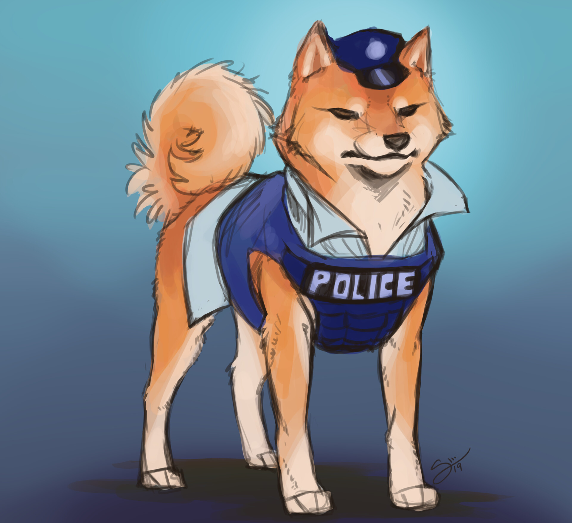 ArtStation - Officer Shibi