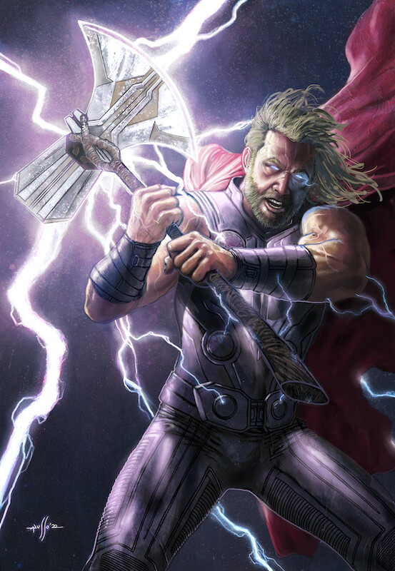 ArtStation - Thor - Infinity War - Marco Russo Art