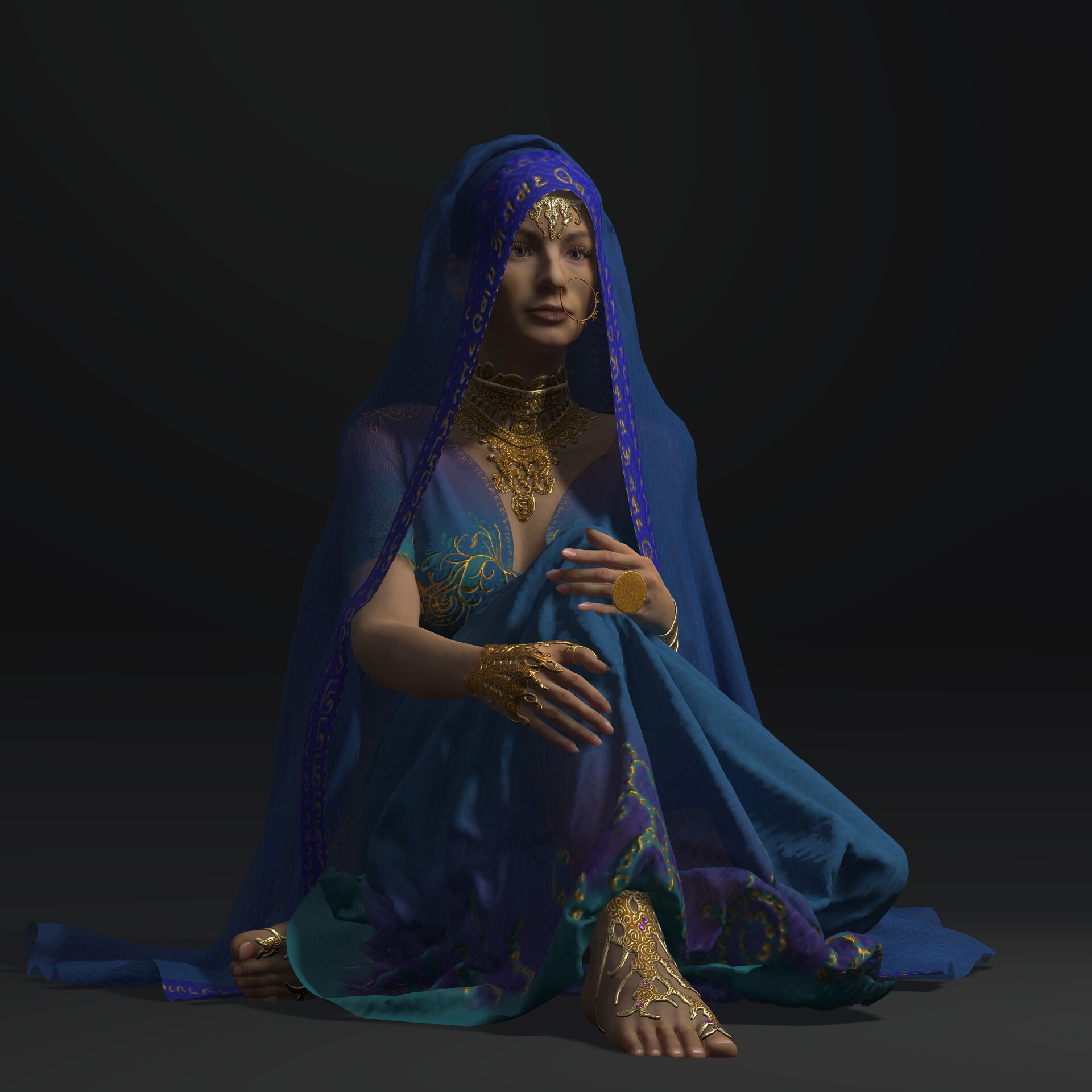 ArtStation - character concept with character creator 3 - parvati