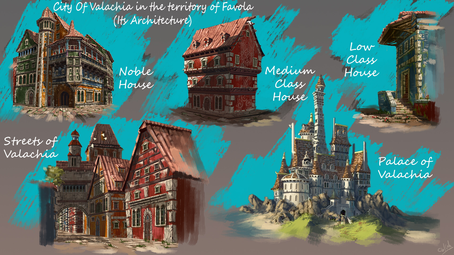 Guillermo Martínez - The main entrance to Valachia and its architecture