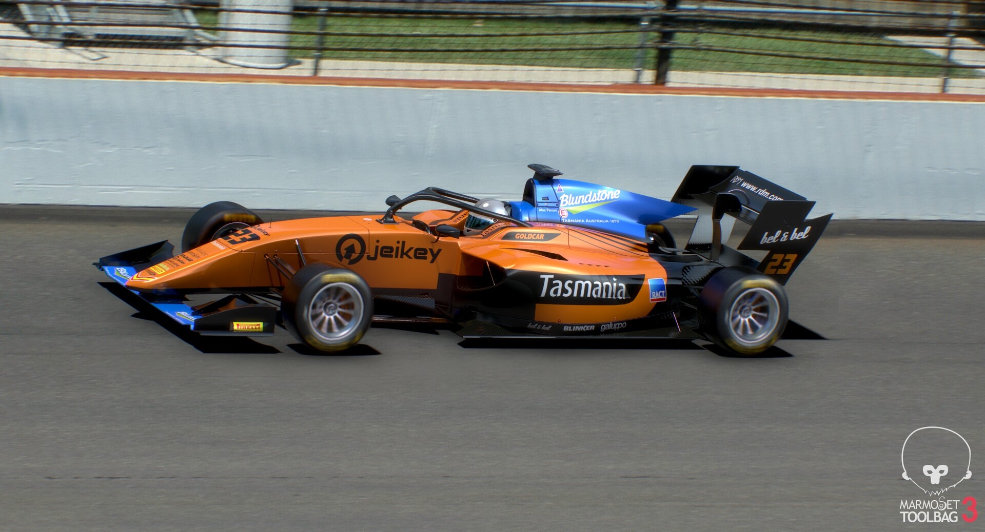 OpticalDreamSoft - Campos Racing Formula 3 Season 2019 Race Car 3D model