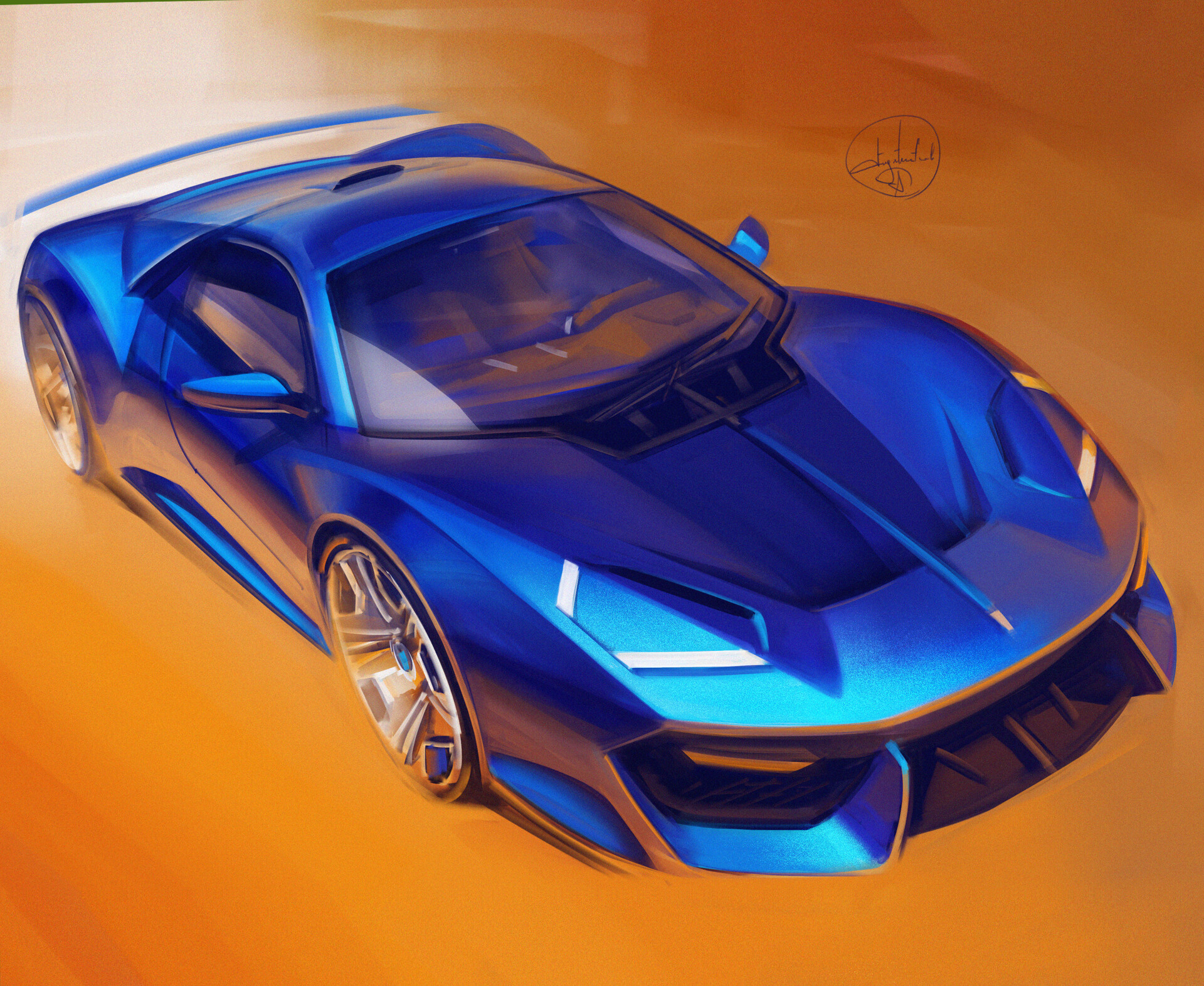 ArtStation - car sketch