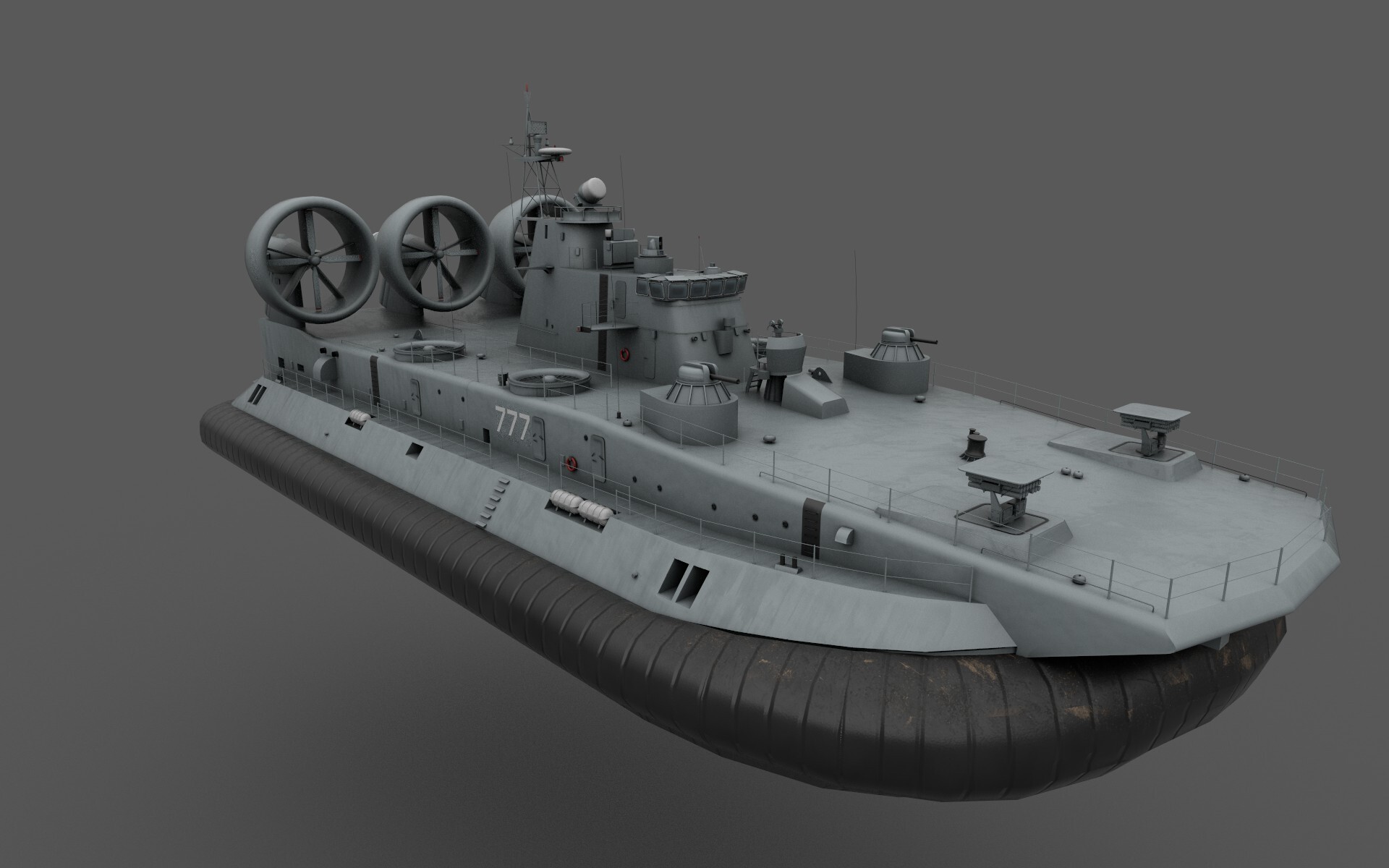 ArtStation - Zubr Hovercraft