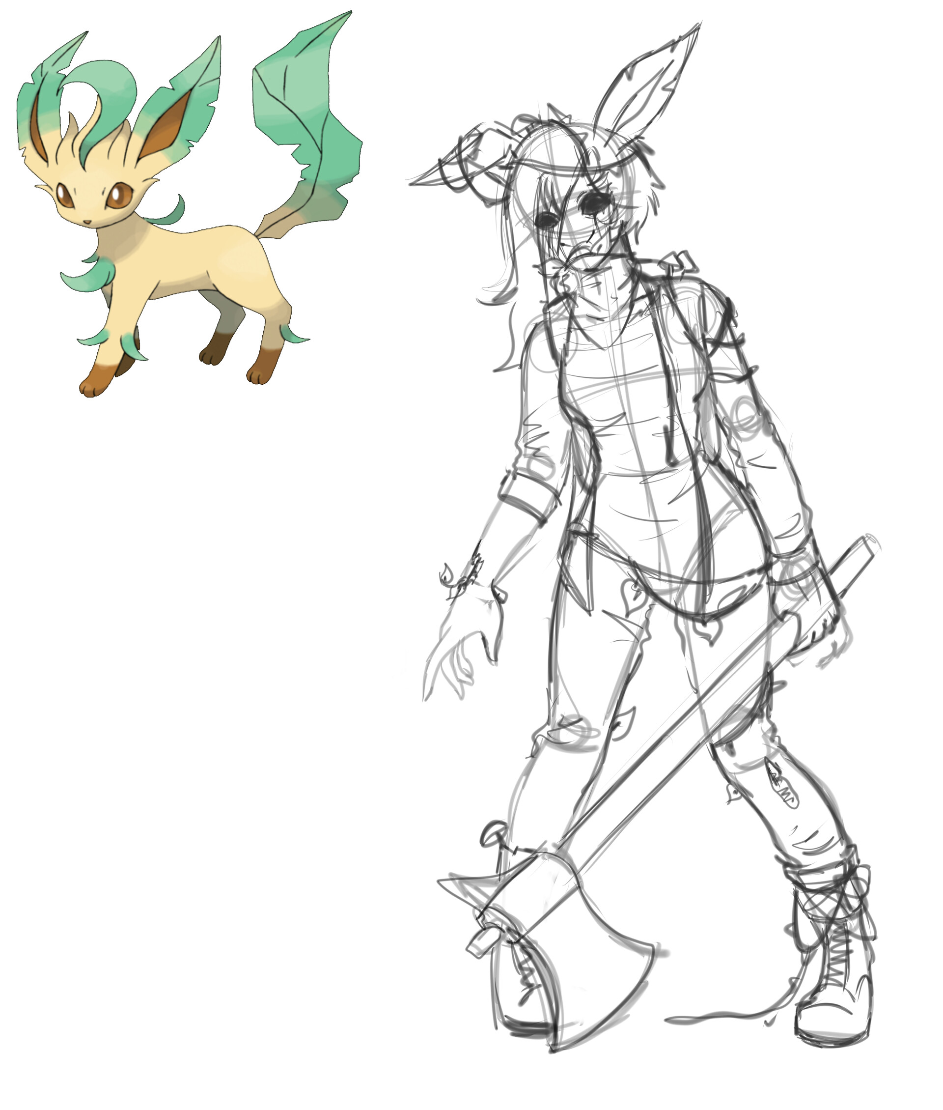 Pokemon Human Form Eevee