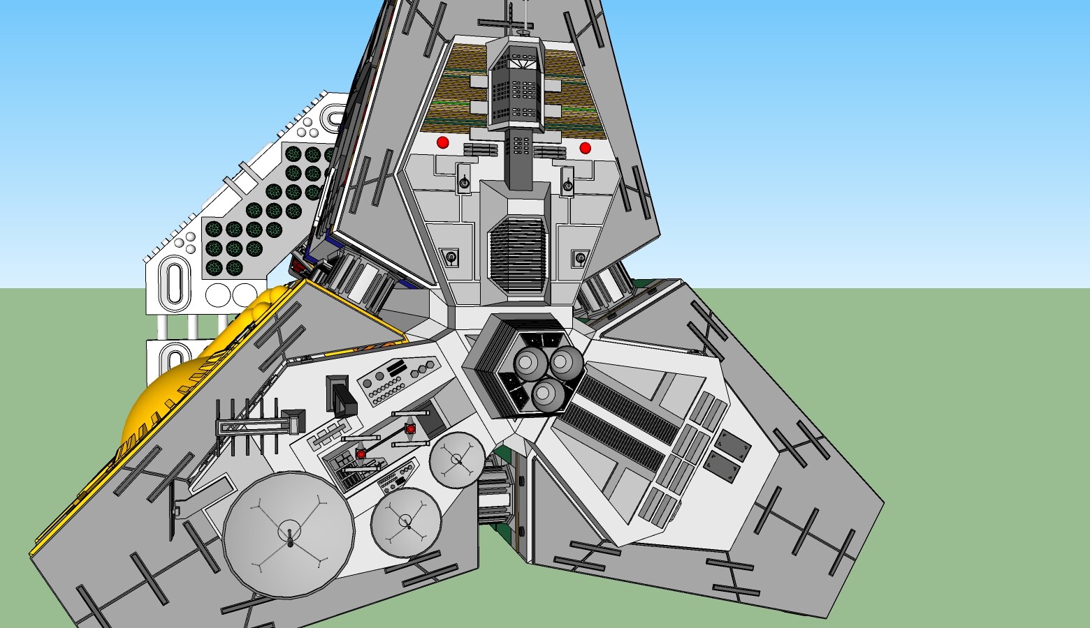 Balint More Saghi - Kiith Somtaaw mothership "Kuun-Lan" based on ...